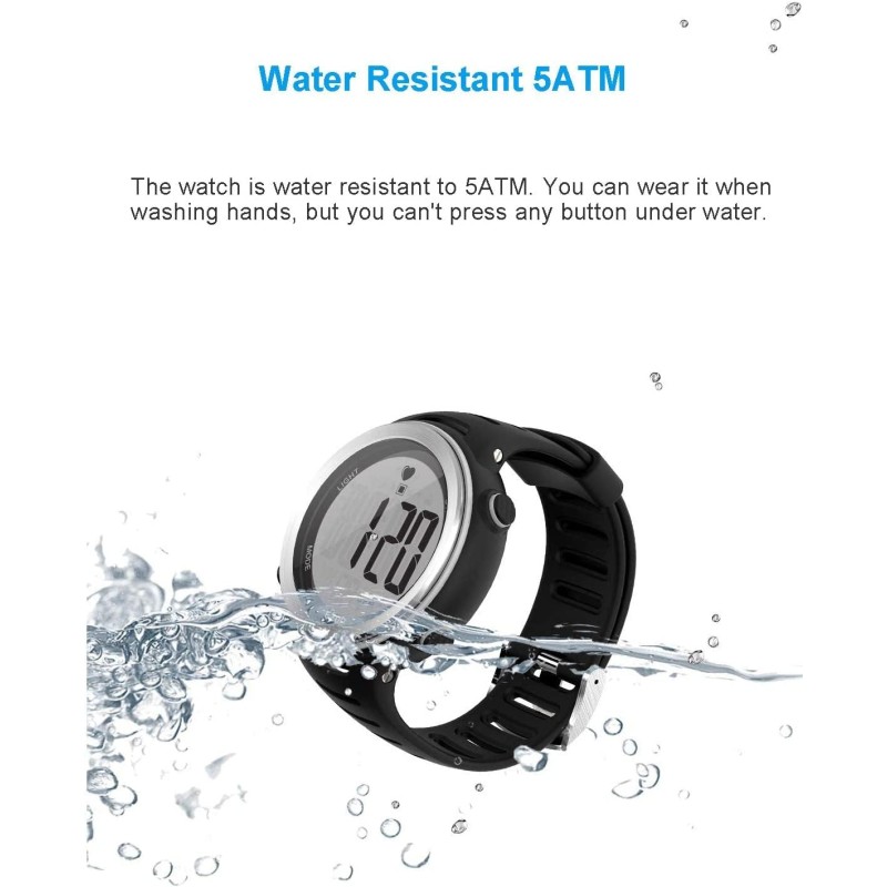 EZON Monitor de frecuencia cardíaca de ejercicio