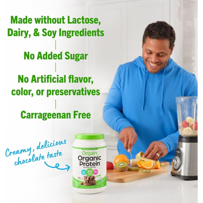 Orgain Proteína en polvo orgánica a base de plantas