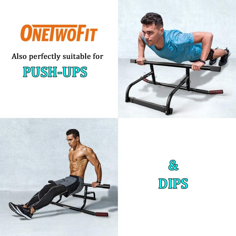 ONETWOFIT Barra de dominadas para puerta