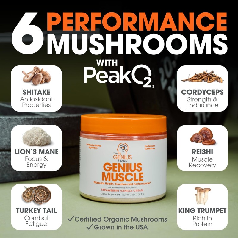 Genius Muscle Builder -crecimiento anabólico natural